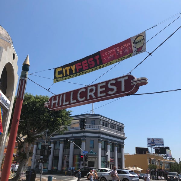 Photos at Hillcrest Sign - Hillcrest - University Ave