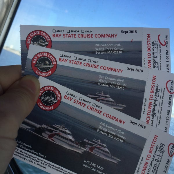 Photos at Bay State Cruise Company Fast Ferry - Provincetown To Boston ...
