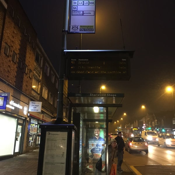 Sherwood Shops Bus Stop NB - Bus Stop in Sherwood