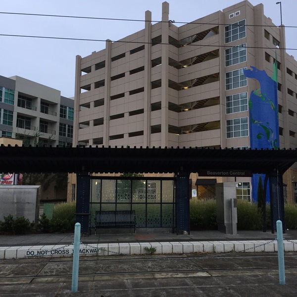 TriMet Beaverton Central MAX Station - Light Rail Station in Downtown ...