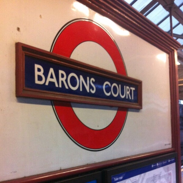 Barons Court London Underground Station - Hammersmith and Fulham - 17 ...