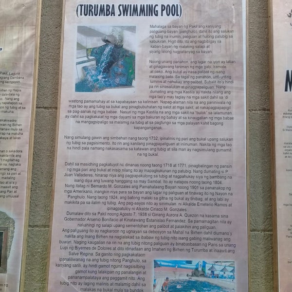 Photos at Nuestra Señora delos Dolores de Turumba Swimming Pool ...