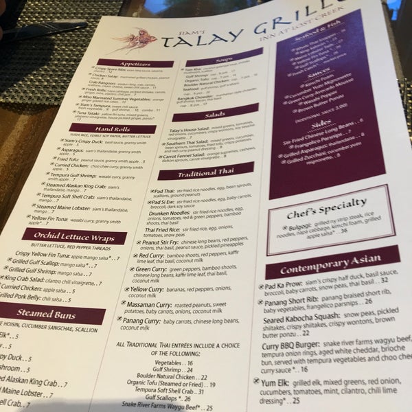 Siam Talay Grill - Asian Restaurant