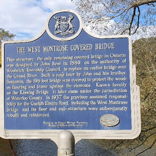 West Montrose Covered Bridge (Kissing Bridge) - Bridge in West Montrose