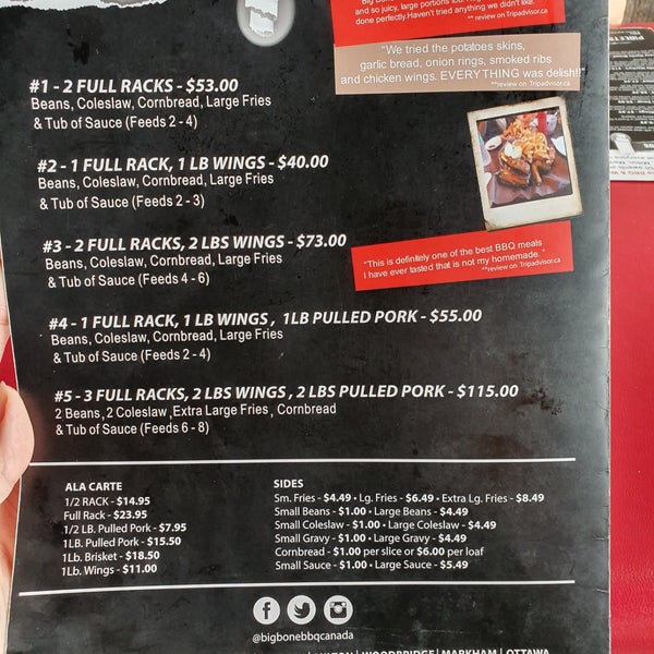 Big Bone BBQ & Wicked Wings - 207 Eagle St