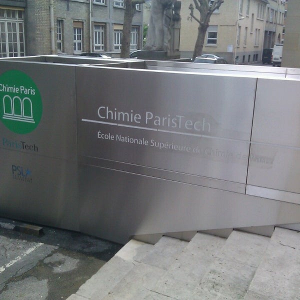 Ecole Nationale Superieure de Chimie de Paris (Chimie ParisTech - PSL ...