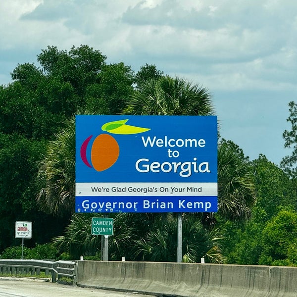 Florida / Georgia State Line - Border Crossing