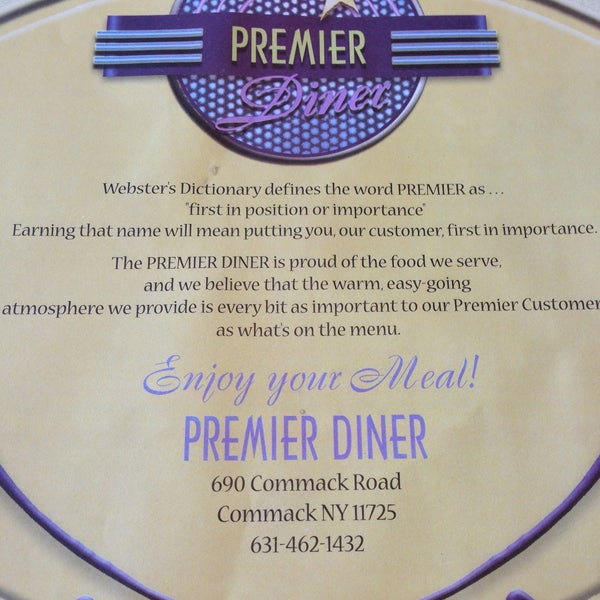 Premier Diner - 44 tips