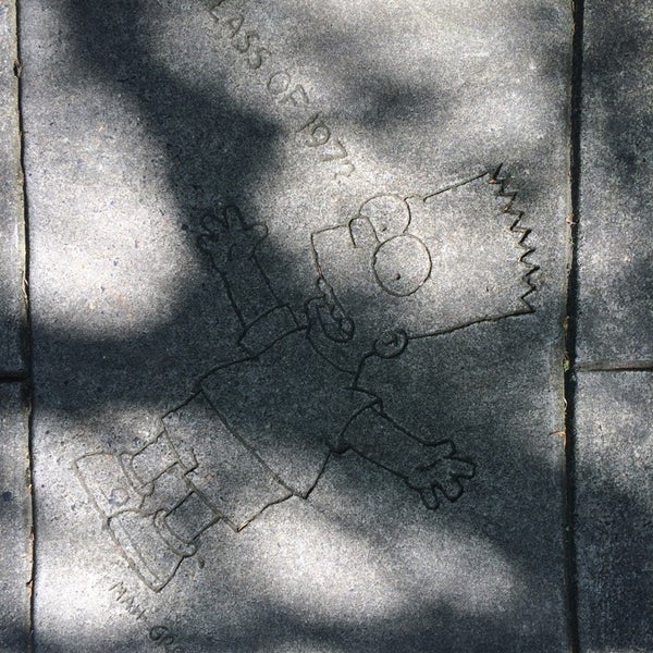 Bart Simpson Sidewalk Sculpture - Portland, OR