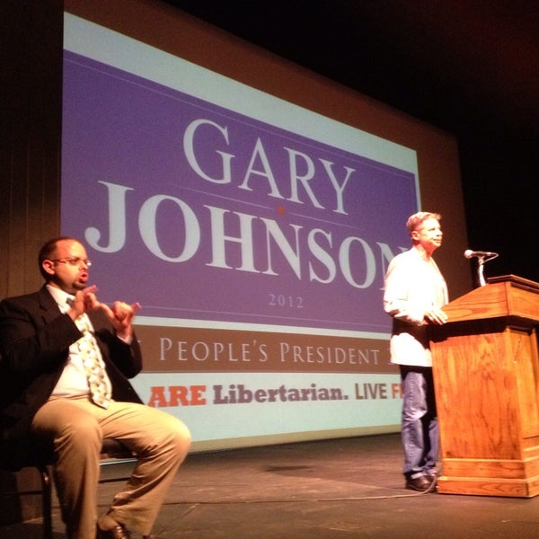 Gary Johnson 2012 College Tour