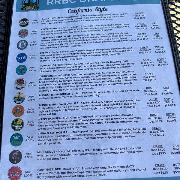 Russian River Brewing Company - 725 4th St