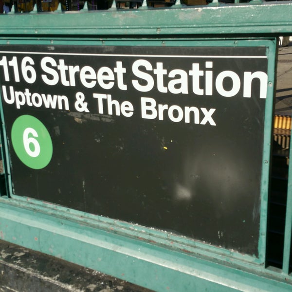 Photos at MTA Subway - 116th St (6) - East Harlem - 9 tips