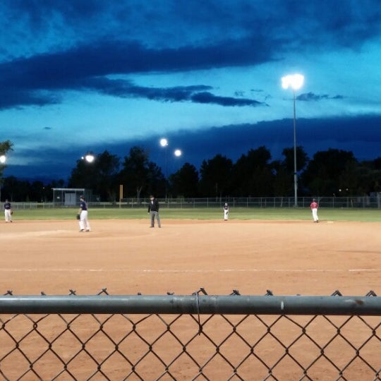 Nice Baseball Fields Sunset