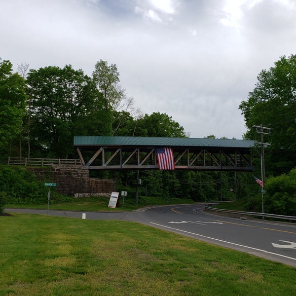 Hop River State Park Trail Covered Bridge - Andover, CT