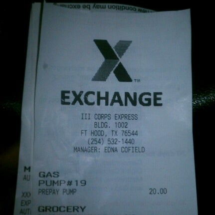 AAFES III Corp Shoppette - Gas Station