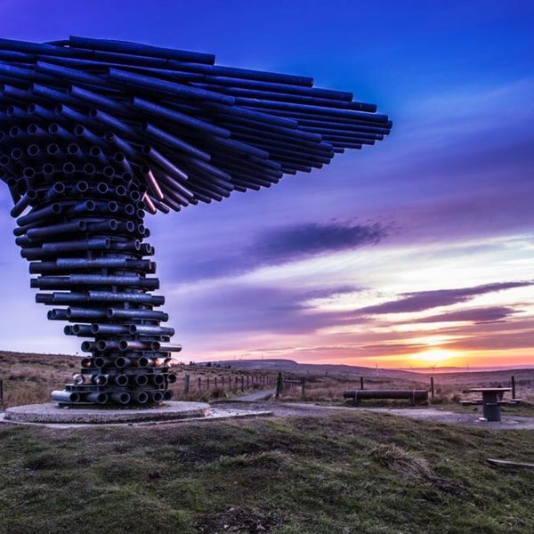 Singing Ringing Tree - Sculpture Garden in Burnley