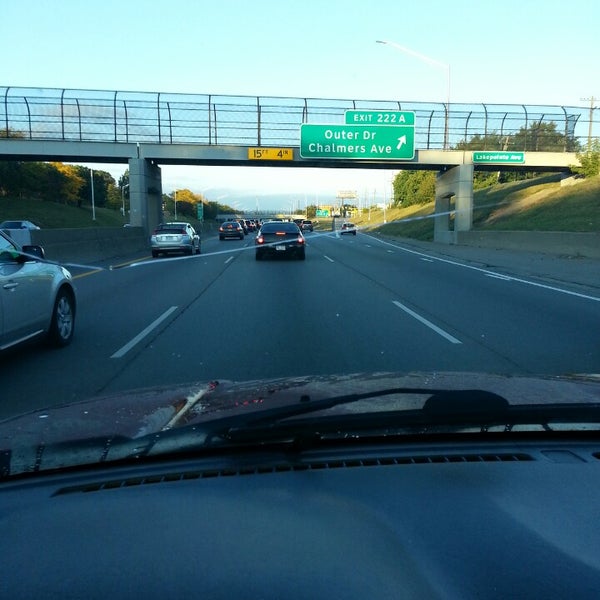 I-94 Exit 222A, Outer Dr Chalmers Ave - Denby - I-94 Exit 222A