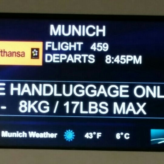 Lufthansa Flight LH 459 - 3 tips from 245 visitors