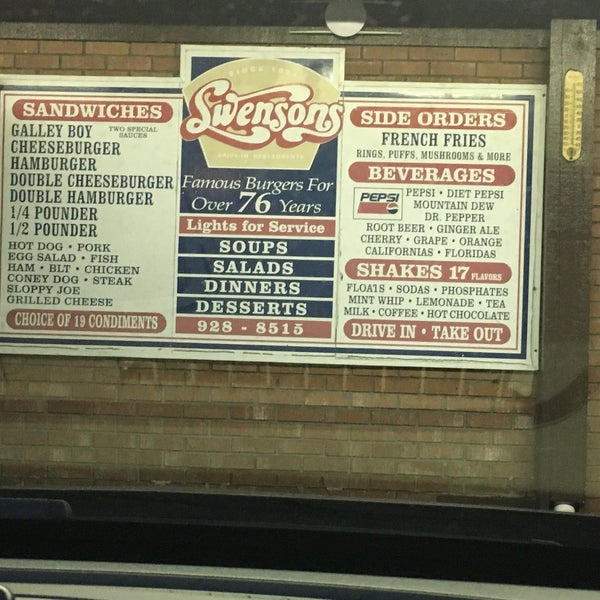 Swensons (North Akron) Drive-In Restaurants - Chapel Hill - 82 tips