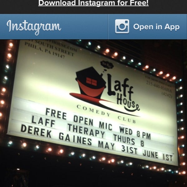 Laff House (Now Closed) - Center City East - Philadelphia, PA