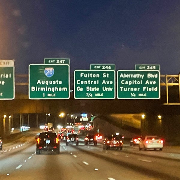 I-20 / I-75 / I-85 Interchange - South Downtown - Atlanta, GA