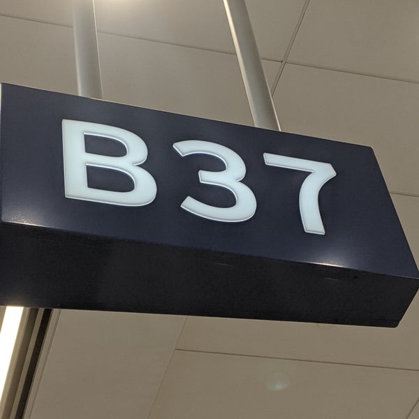 Gate B37 - Airport Gate in DFW Airport