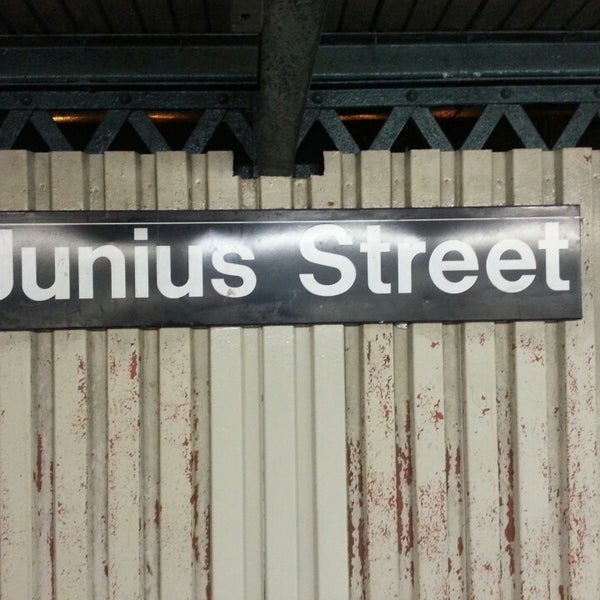 MTA Subway - Junius St (3) - Metro Station in Brooklyn