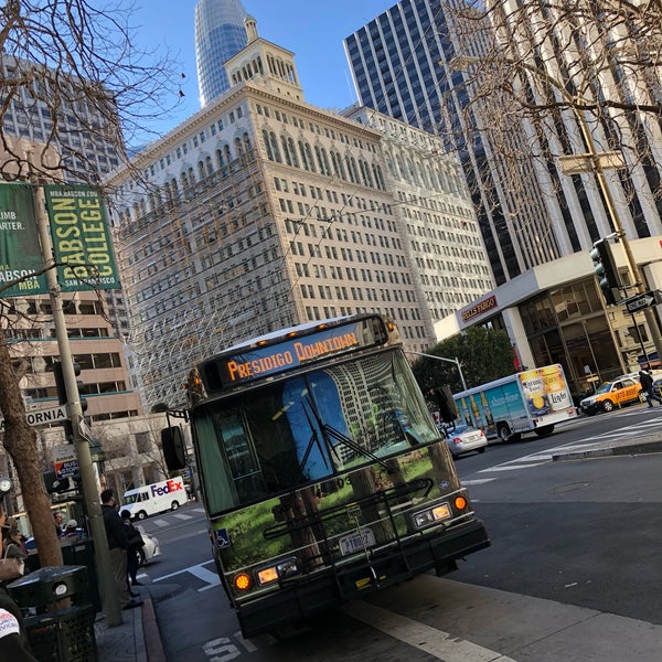 PresidiGo Shuttle - BART Stop - Financial District - 1 tip