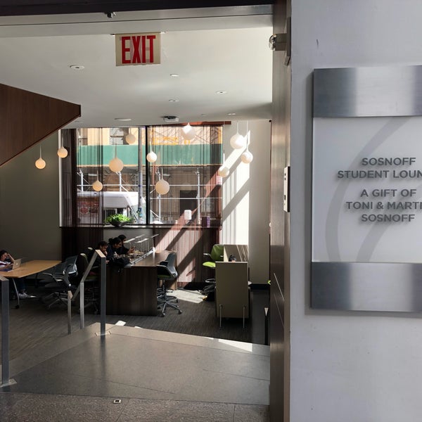 NYU Stern - Sosnoff Lounge - College Cafeteria in Greenwich Village