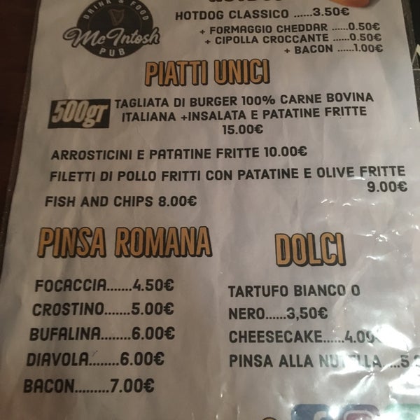 McIntosh Pub - Monte San Pietrangeli, Marche