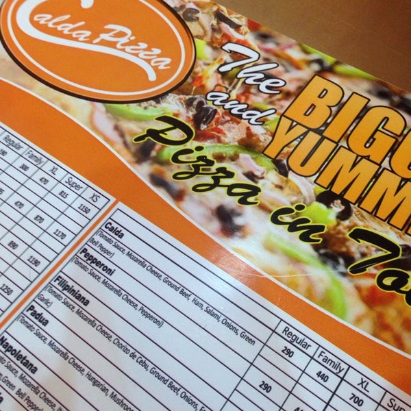 Calda Pizza - 2 tips