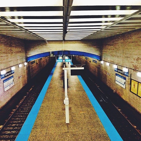 CTA - Logan Square - Train Station in Logan Square