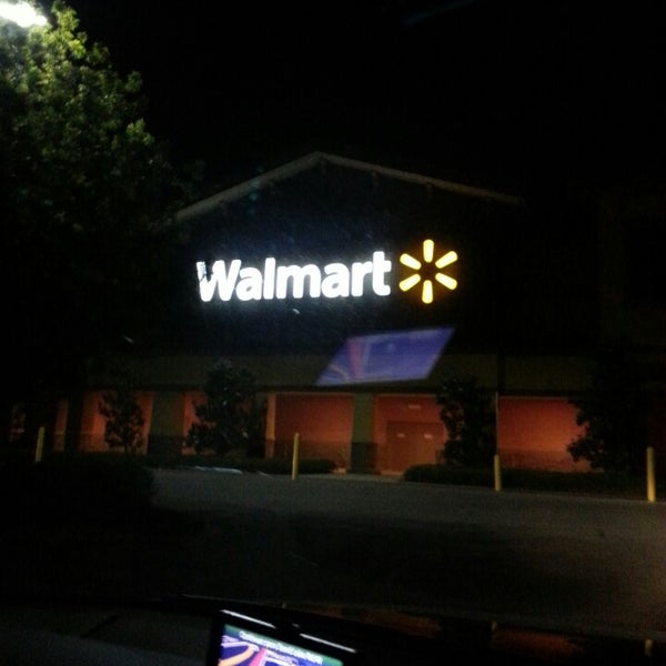 Walmart Supercenter At Night