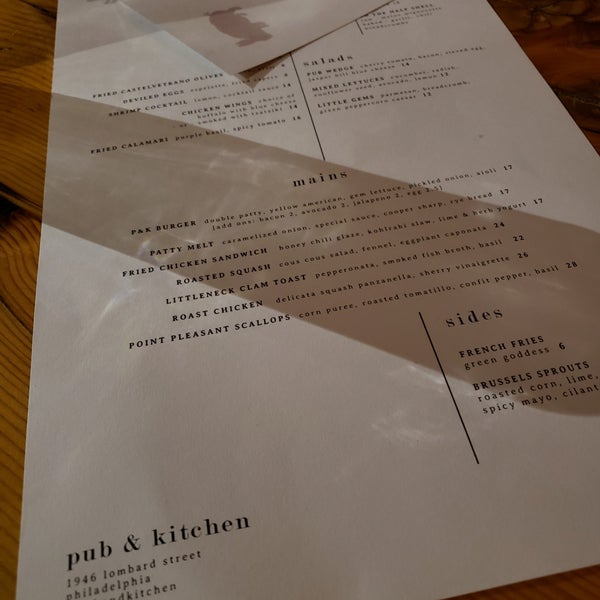 Pub & Kitchen - Gastropub in Philadelphia