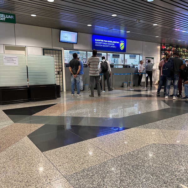 Airport Boarding Pass Counter
