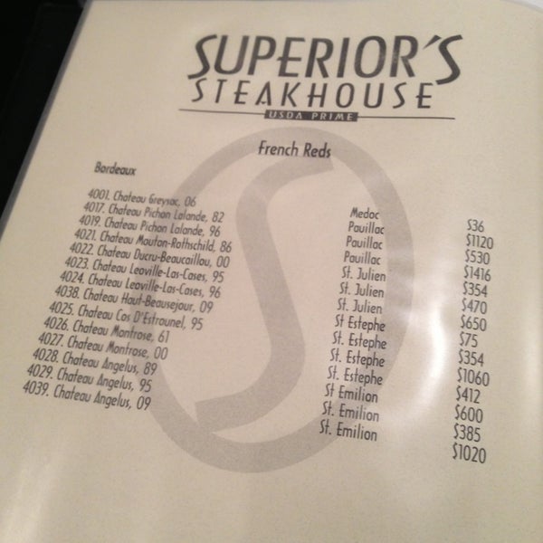 Photos at Superior's Steakhouse - 855 Pierremont Rd