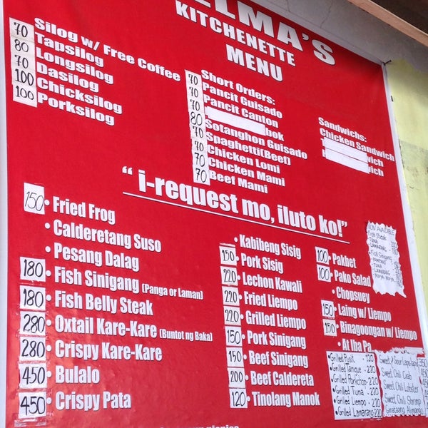 Thelma's Kitchenette - Filipino Restaurant