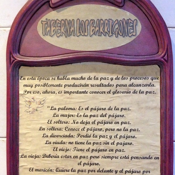 Taberna Los Barrigones - La Trinidad - C/ Martínez Maldonado, 39