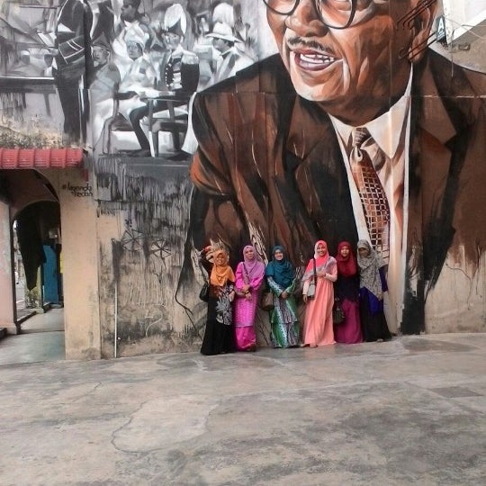 Mural of Tunku Abdul Rahman