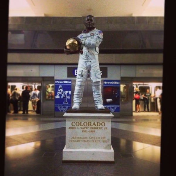 Photos at Statue of Jack Swigert, Apollo Astronaut - Denver ...