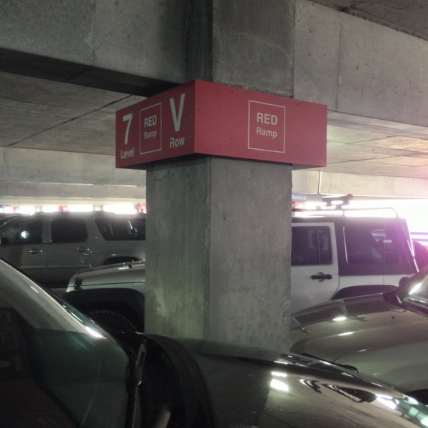 Red Parking Garage - Parking