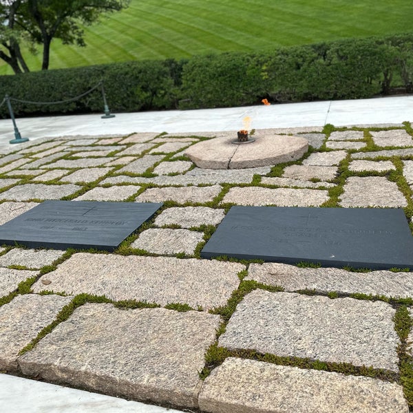 Jfk Eternal Flame At Night