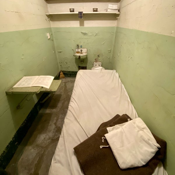 Al Capone's Cell #181 - Historic and Protected Site in Alcatraz