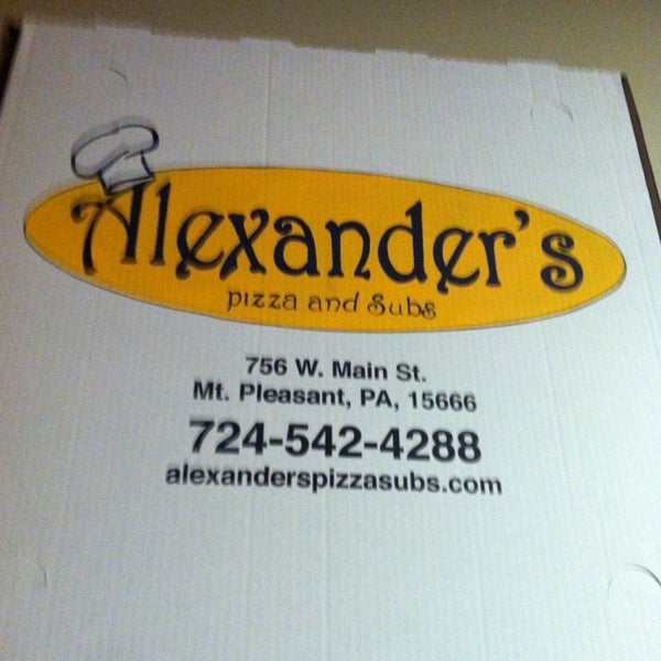 Alexander's Pizza & Subs - Pizzeria in Mount Pleasant