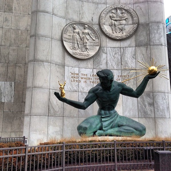 The Spirit of Detroit by Marshall Fredericks - Outdoor Sculpture in Detroit
