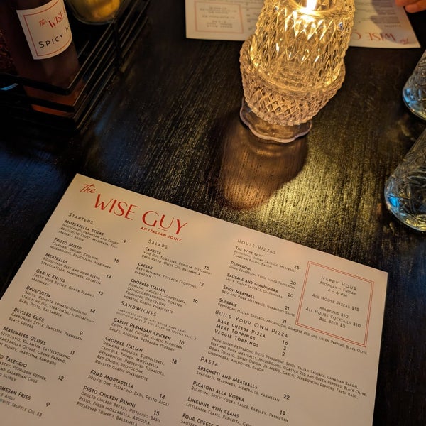 The Wise Guy: An Italian Joint - 1924 Main St
