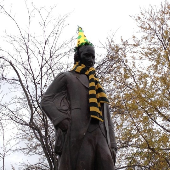 UVM Ira Allen Statue - S Prospect St