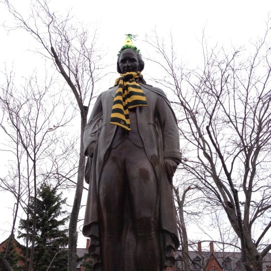 UVM Ira Allen Statue - S Prospect St