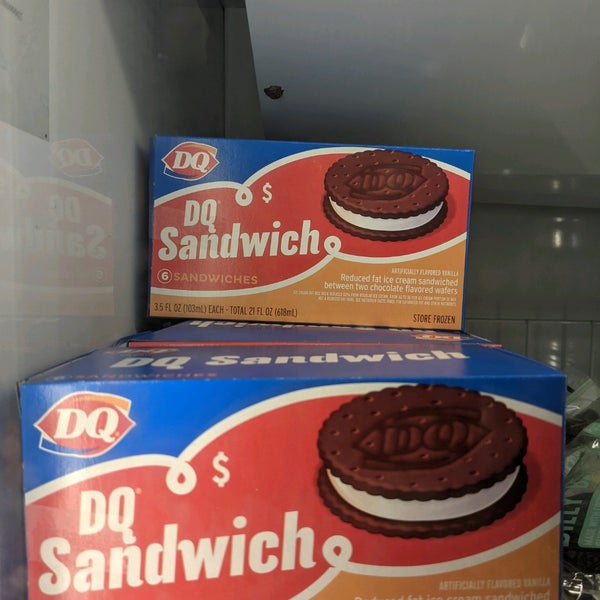 Dairy Queen Ice Cream Sandwich