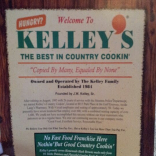 Kelley's Country Cookin - Meadows Place, TX